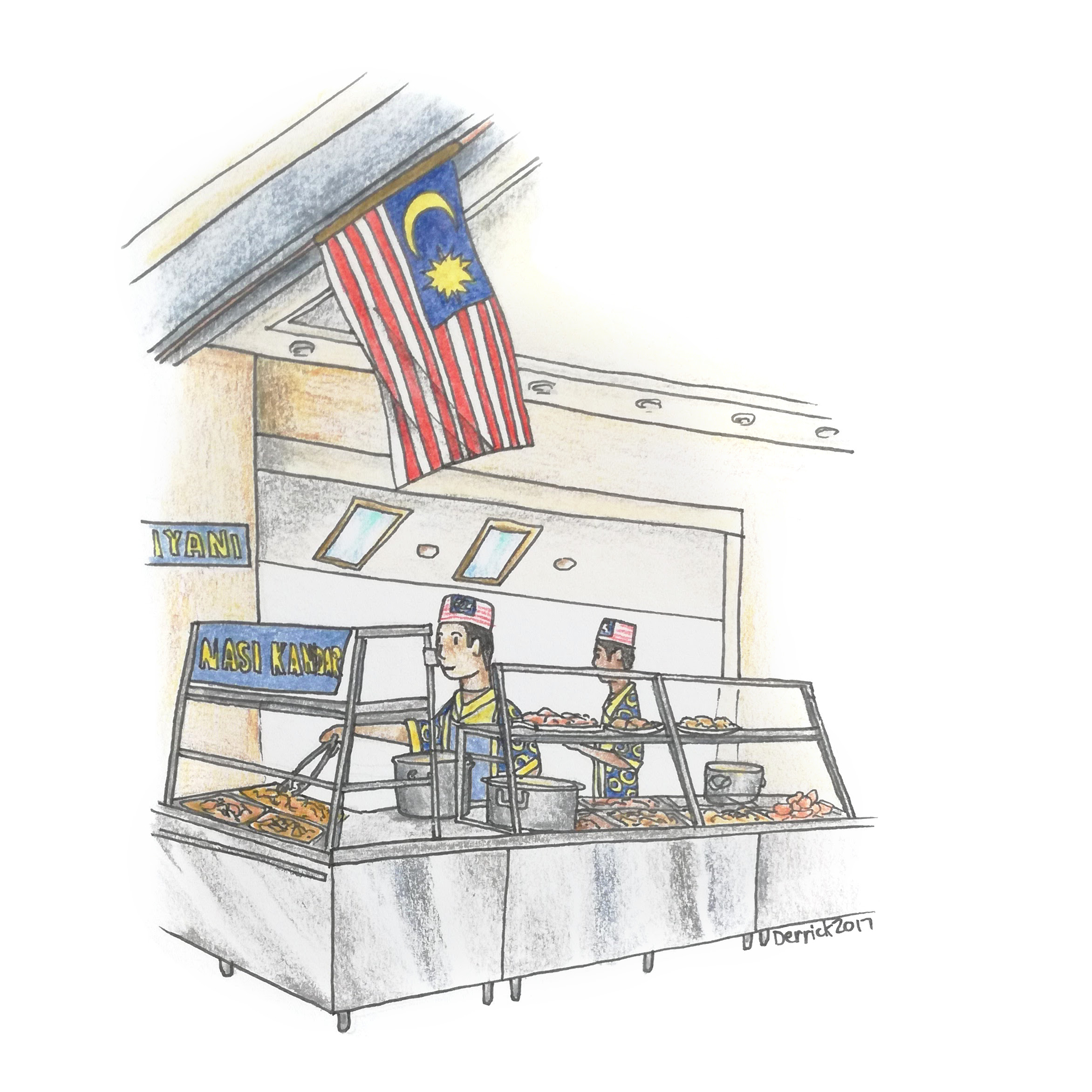 Sketching Malaysia And Batu Caves – StickyMangoRice