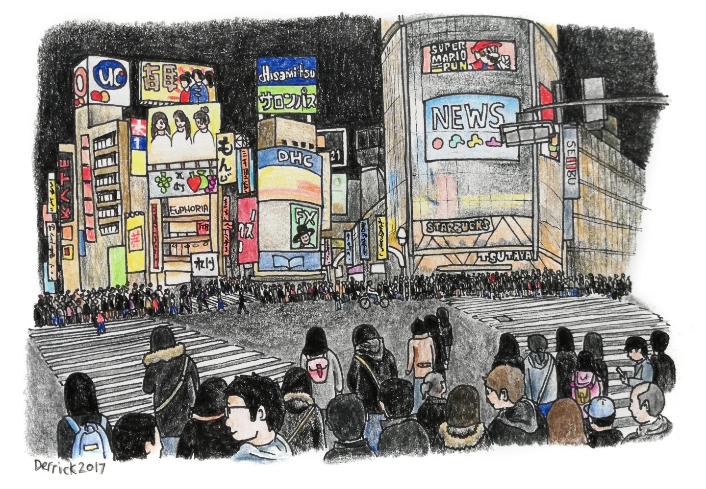 Urban Sketching On The Streets Of Tokyo – StickyMangoRice