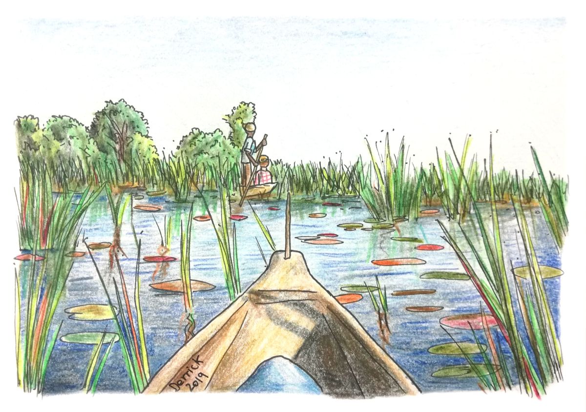Exploring the Okavango Delta by boat – StickyMangoRice