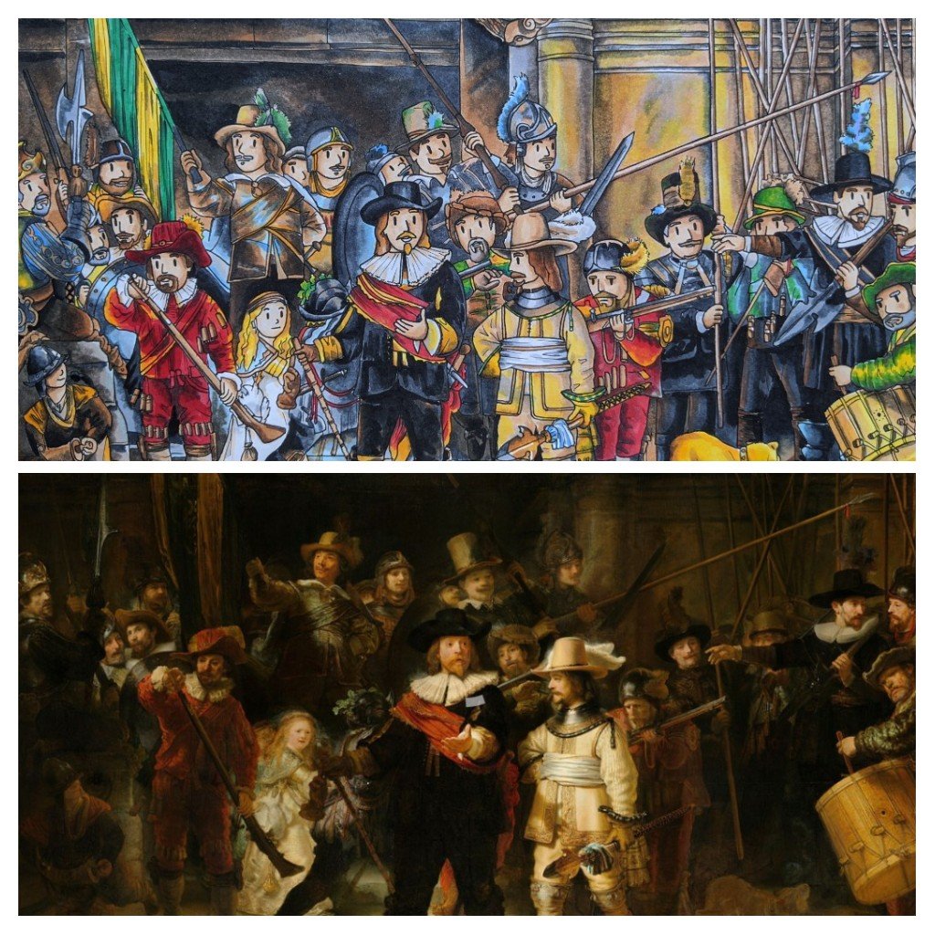 Copic Marker Challenge – Recreating Rembrandt’s Masterpiece The Night ...