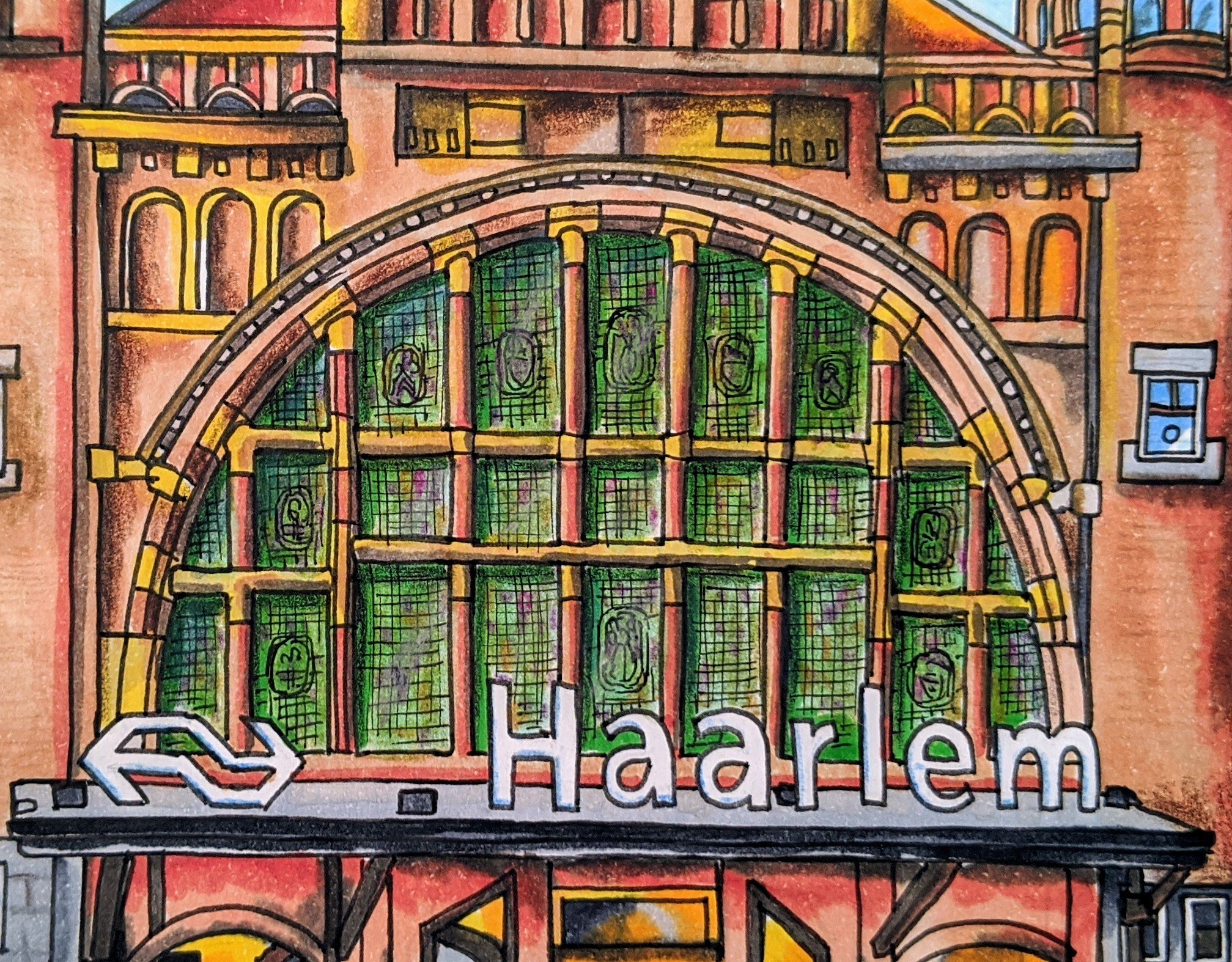 Admiring Haarlem’s Beautiful Art Nouveau Station – StickyMangoRice