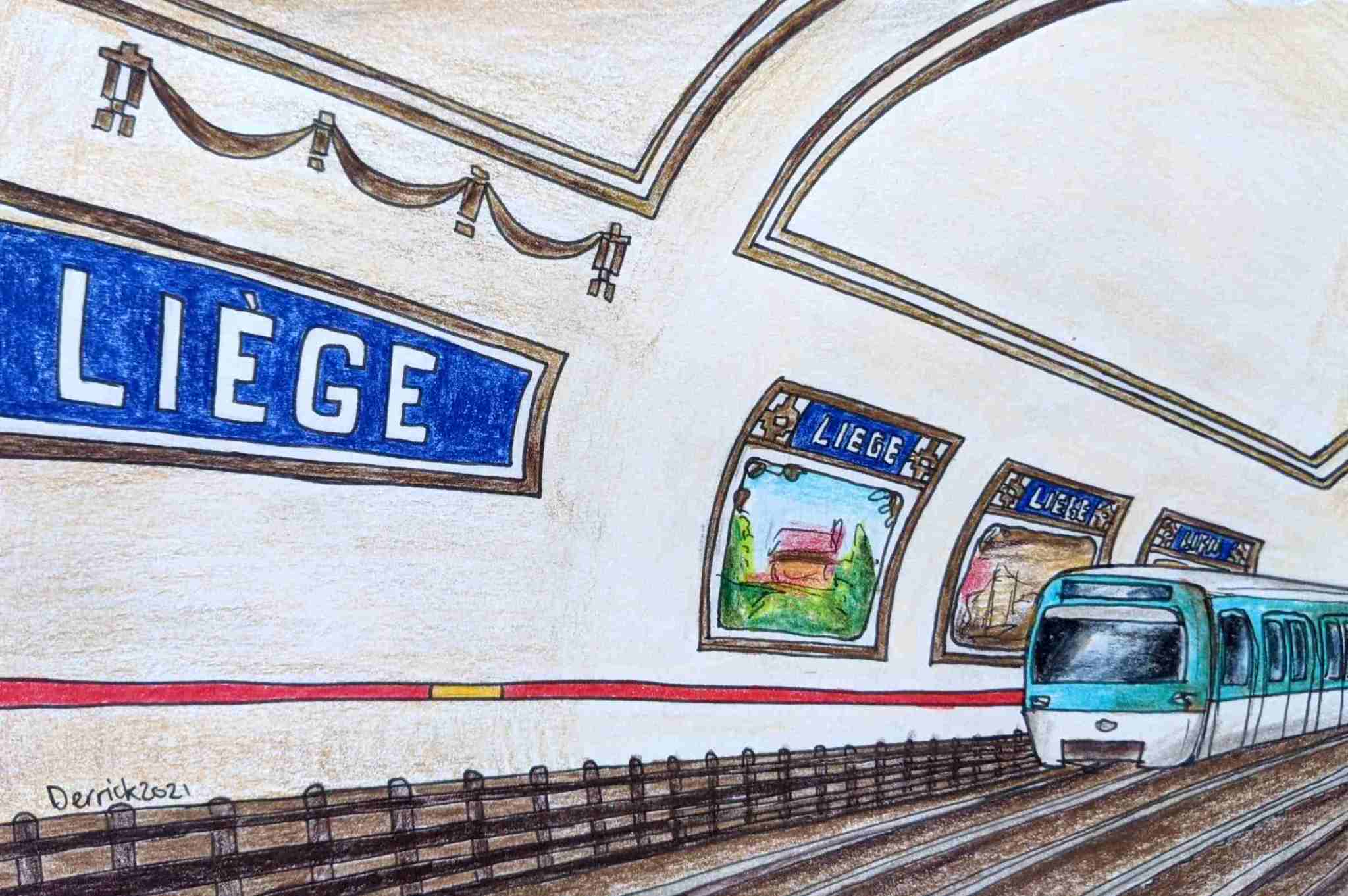 Liège Metro Station In Paris – StickyMangoRice