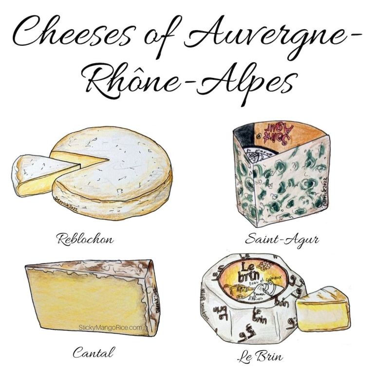 French Cheeses By Region – The Illustrated Guide to France’s Cheeses ...