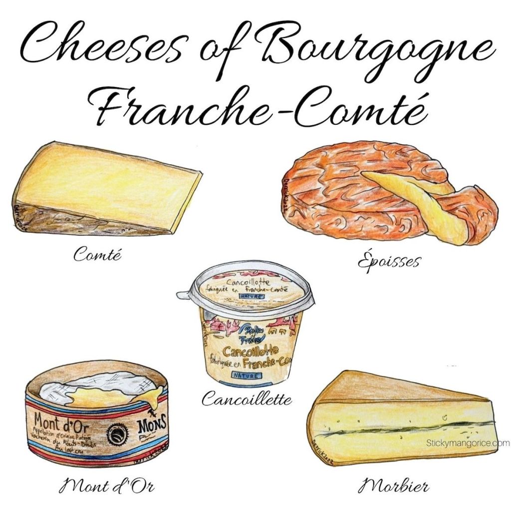French Cheeses By Region – The Illustrated Guide to France’s Cheeses ...