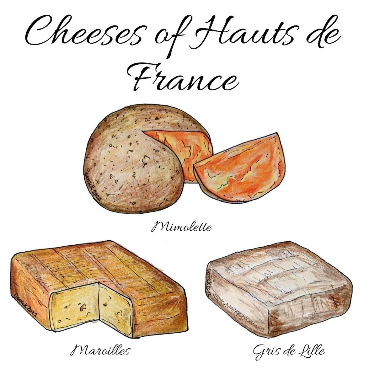 French Cheeses By Region – The Illustrated Guide to France’s Cheeses ...
