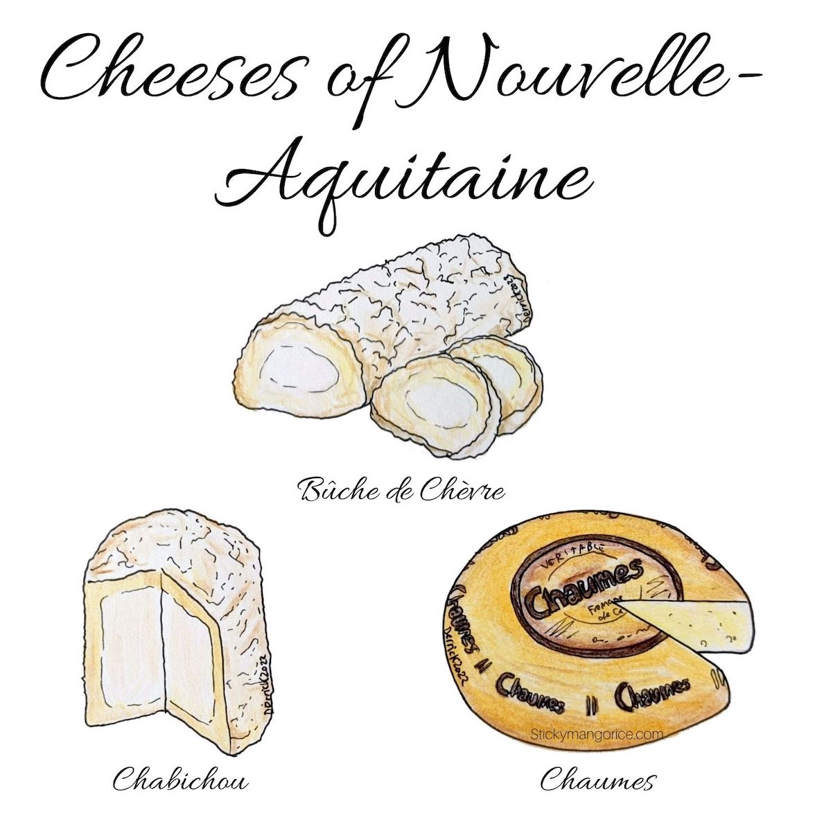 French Cheeses By Region – The Illustrated Guide to France’s Cheeses ...