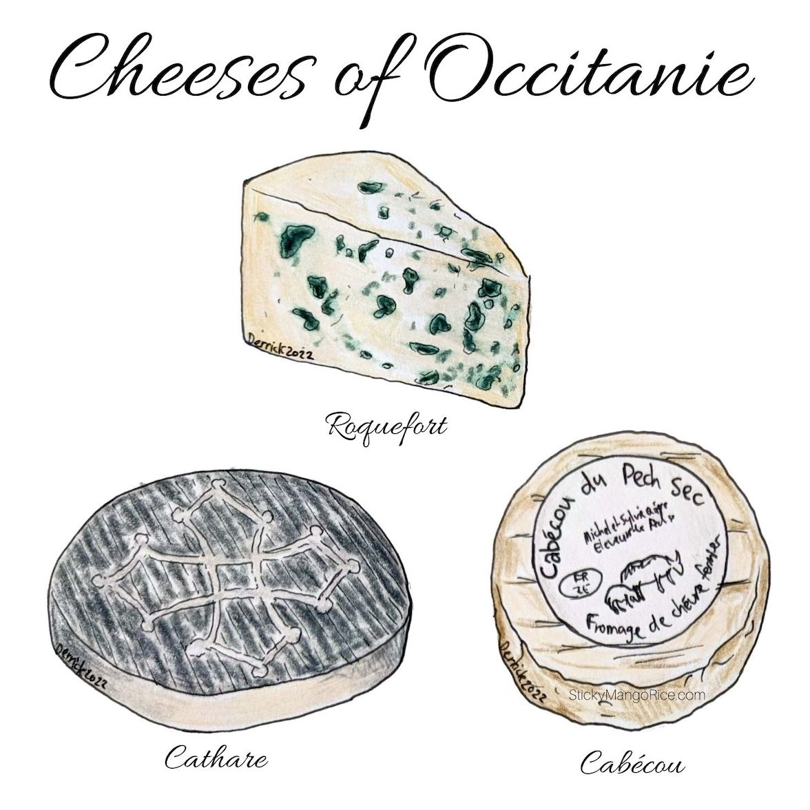 French Cheeses By Region – The Illustrated Guide to France’s Cheeses ...