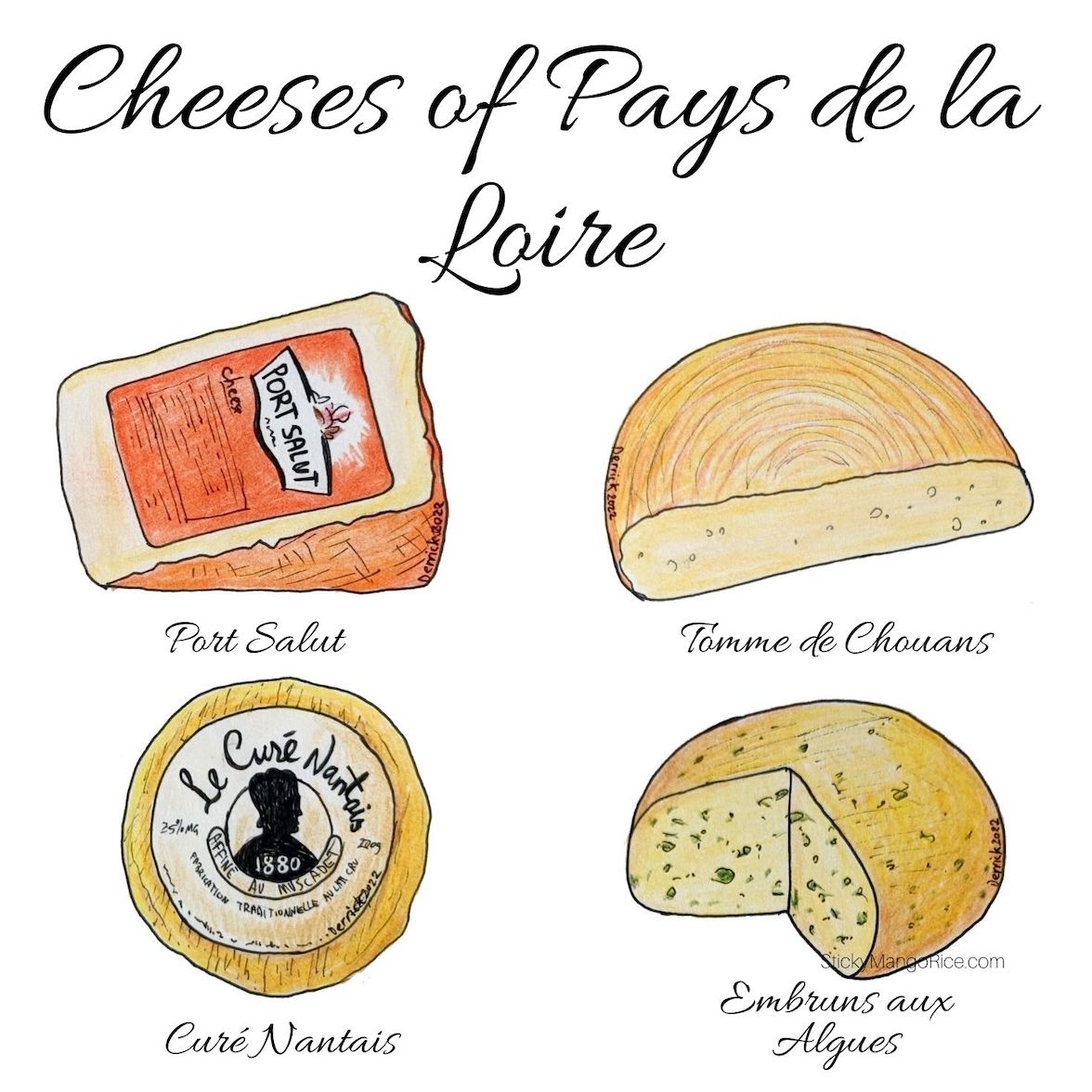 French Cheeses By Region – The Illustrated Guide to France’s Cheeses ...