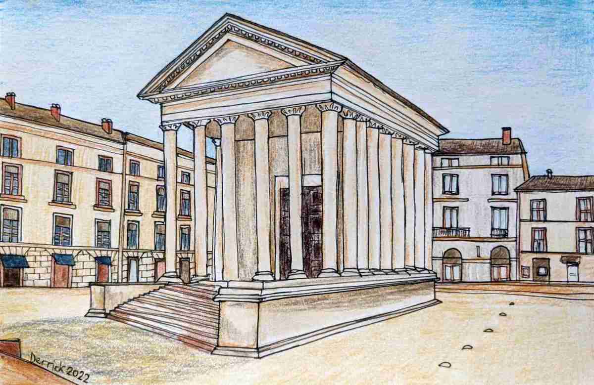 The Remarkable Perfection of the Maison Carrée in Nimes – StickyMangoRice