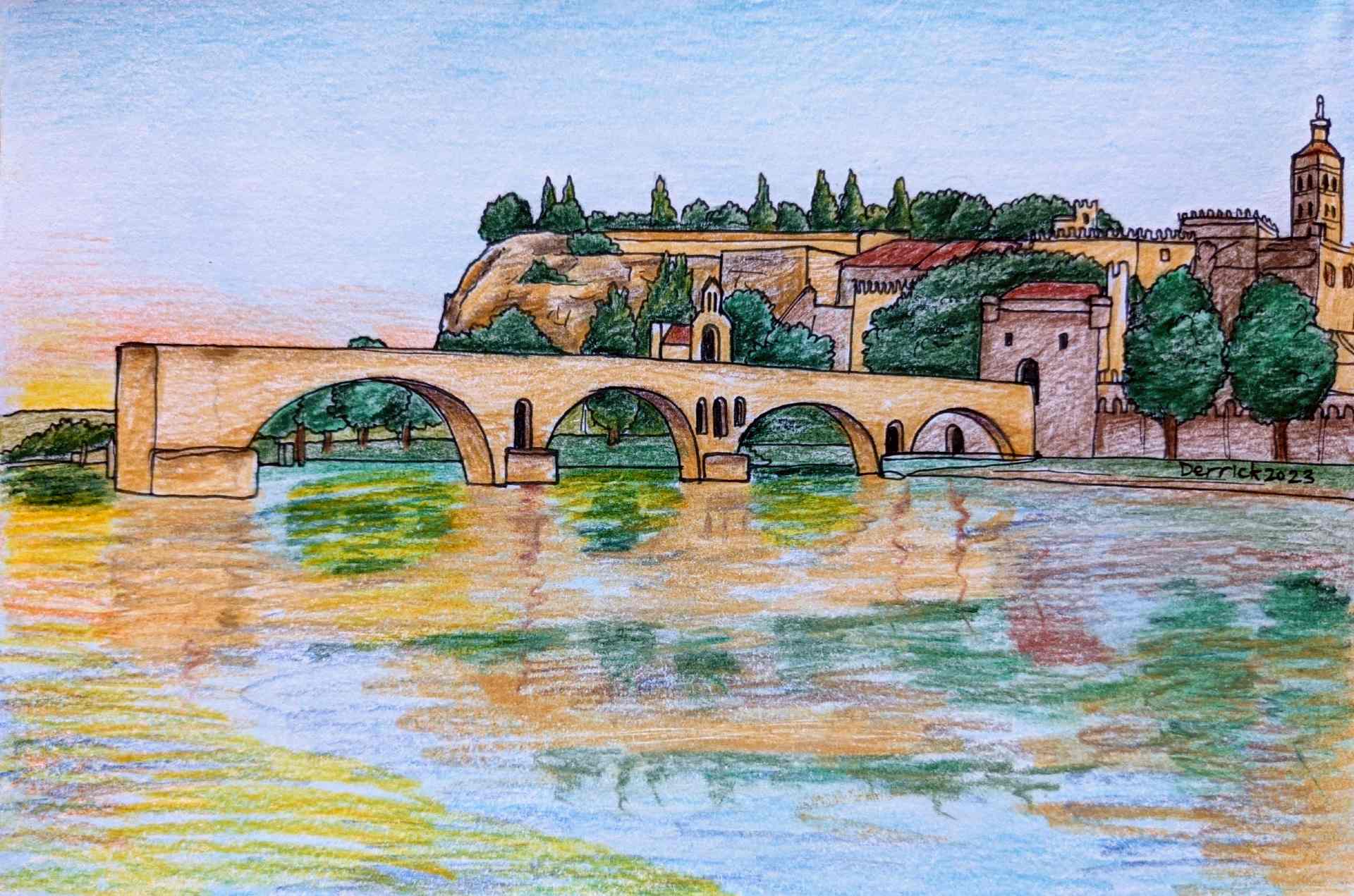 Sur le Pont d’Avignon – France’s Most Famous Half Bridge – StickyMangoRice